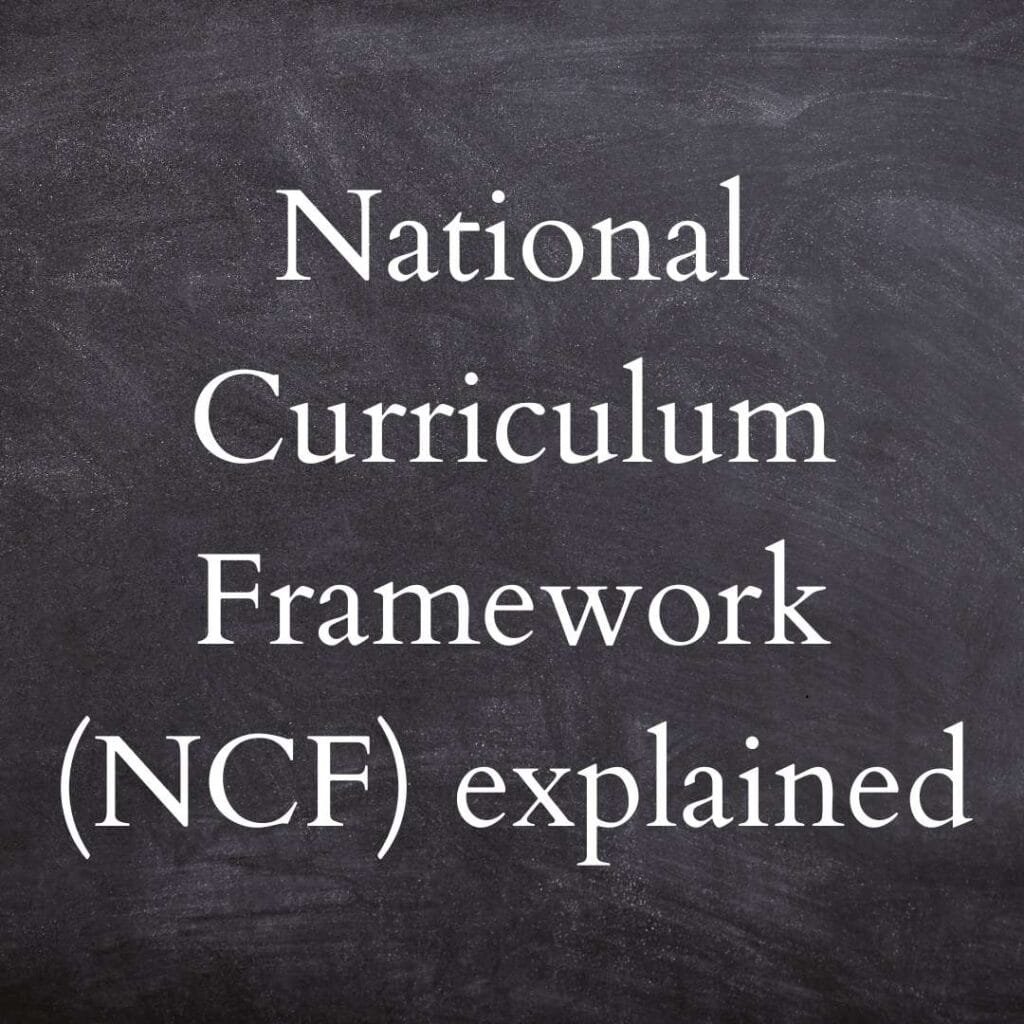 National curriculum framework explained - Vidhyanjali Academy School