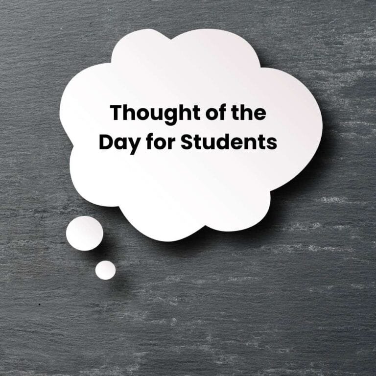 Thought of the Day for Students: Daily Motivation & Inspiration ...