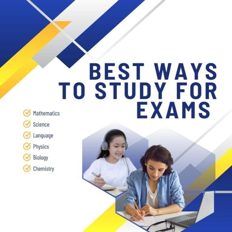Best Ways to Study for Exams - Vidhyanjali Academy School