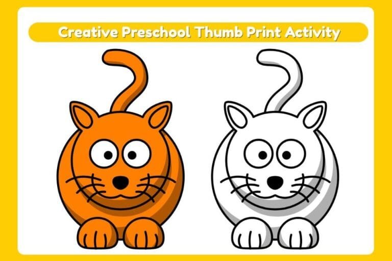 Fun and Creative Preschool Thumb Print Activity - Vidhyanjali Academy ...