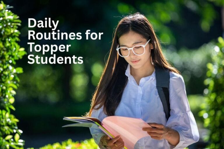 Daily Routines for Topper Students - Vidhyanjali Academy School